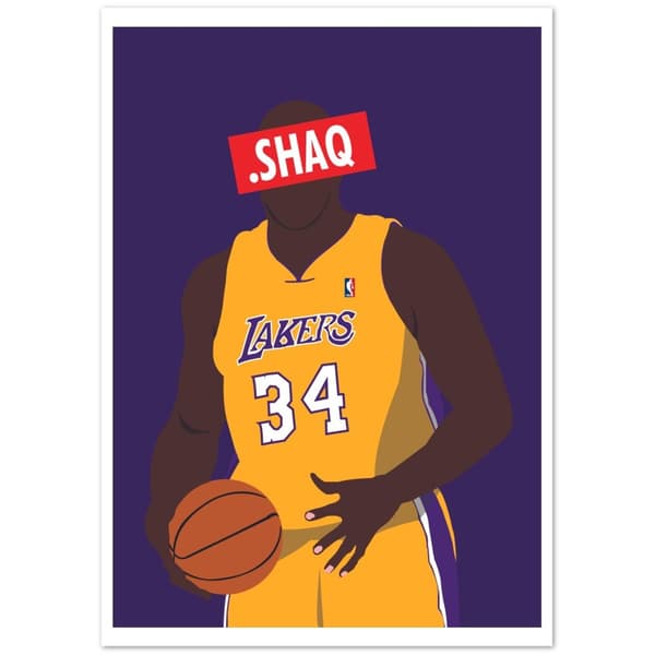 Shaq Basketball Poster - A4 21X29.7 cm / 8X12? | CDON