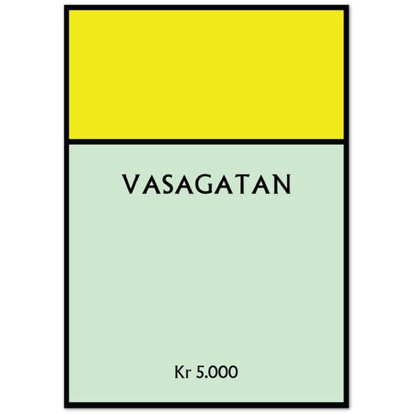 Vasagatan Poster - A3 (29.7 X 42 cm) | CDON