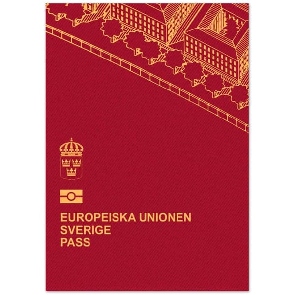 Sverige Pass Poster - A2 (42 X 59.4 cm) | CDON