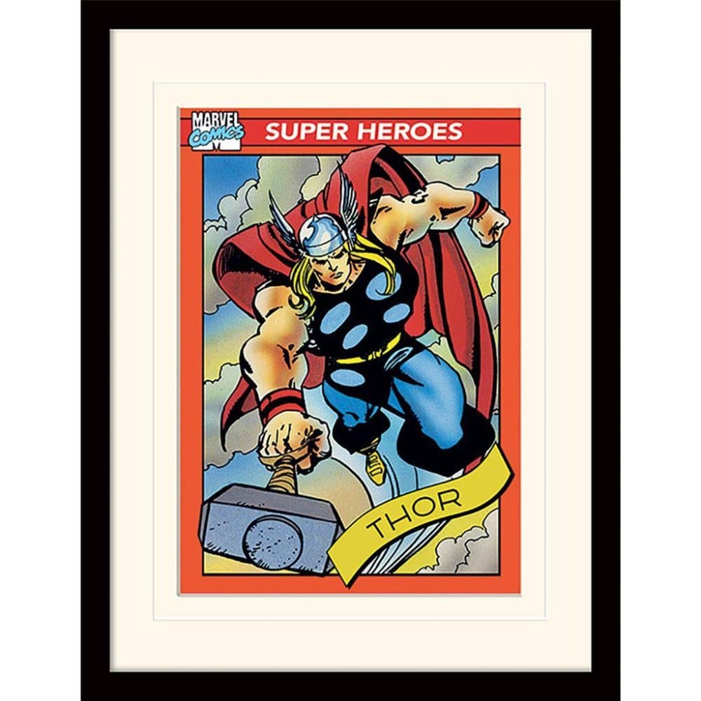 Thor Trading Card Mounted Print | CDON