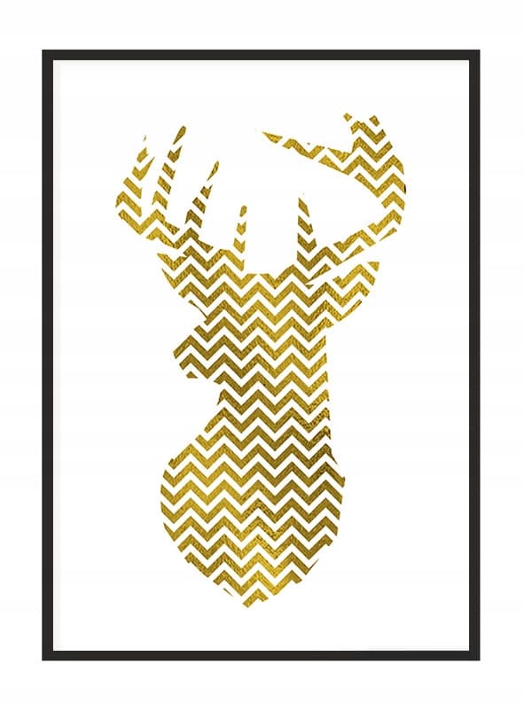 POSTER I RAM 33x43 cm Gyllene Hjort P1790 | CDON