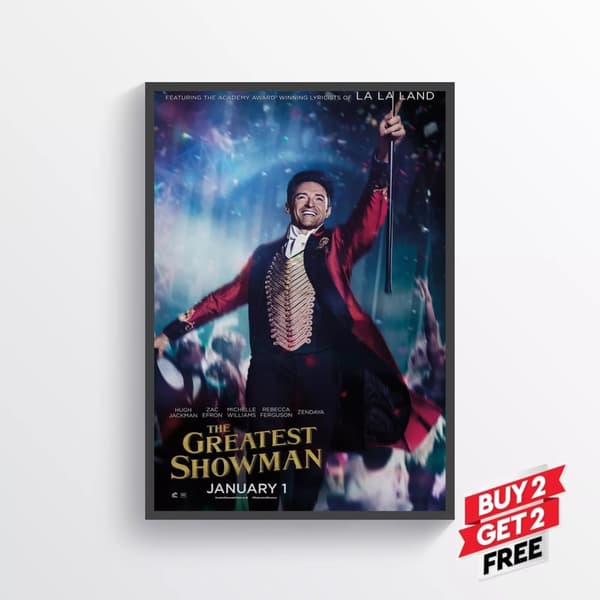 The Greatest Showman Movie Film Posters Print Wall Art A5 14.8 x 21CM ...