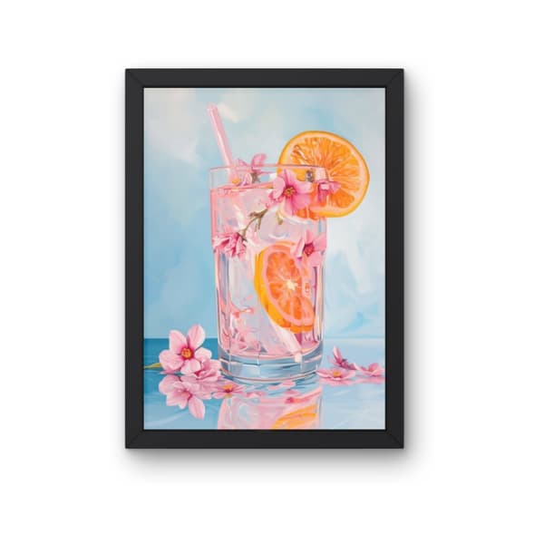 Cin Cin Poster - Vinglas mot beige | CDON