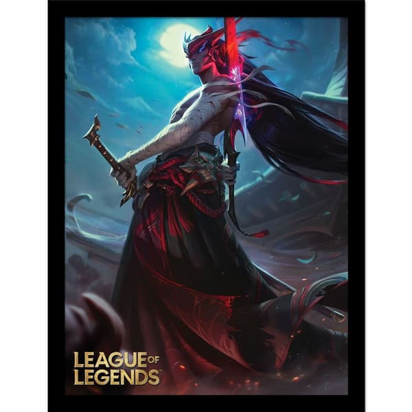 League Of Legends Yone Framed Poster | CDON