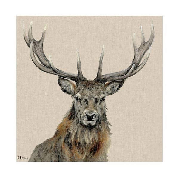 Jane Bannon Percival Stag Paper Print | CDON