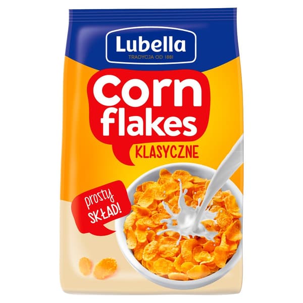 Lubella Corn Flakes Classic - Cornflakes 250g - Energifylld frukost | CDON
