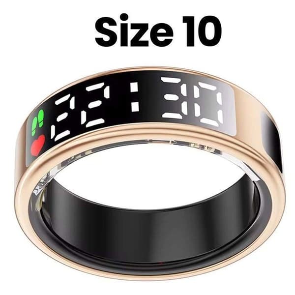 Ansluten Ring Storlek 10 Modell Saturn med LED-skärm och ...