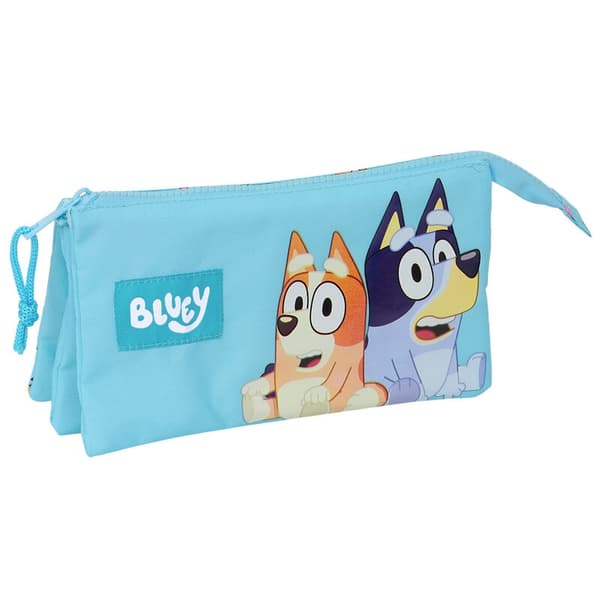 Bluey triple pencil case | CDON