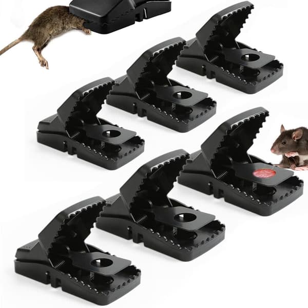 6X Heavy Duty aggressive Rat Traps self Setting The Rat Splatter Rats ...