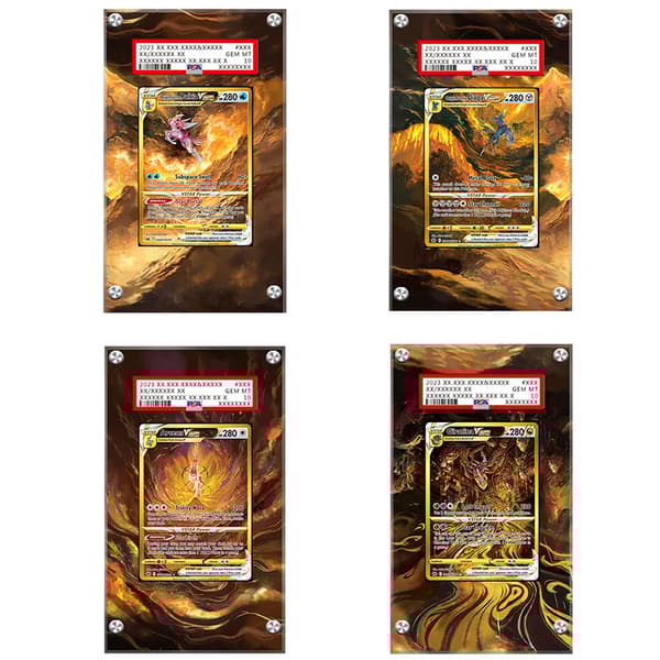 Crown Zenith Gold Cards Set Pokémon Psa Extended Artwork Protective