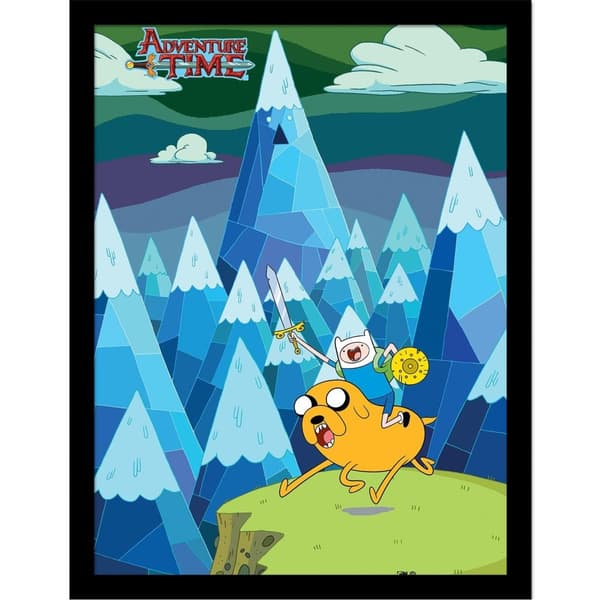 Adventure Time Green Sky Framed Poster | CDON