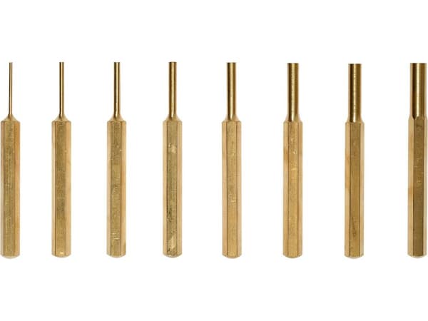 SET MED PARALLELLA MÄSSINGSSTÄNSLAR 8 DELAR - YT-47124 | CDON
