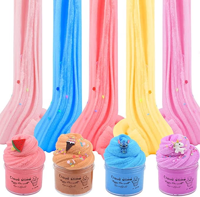 Fluffig smör slajm, slajm, kit, barn, konsthantverk, mjuk slime-leksak ...