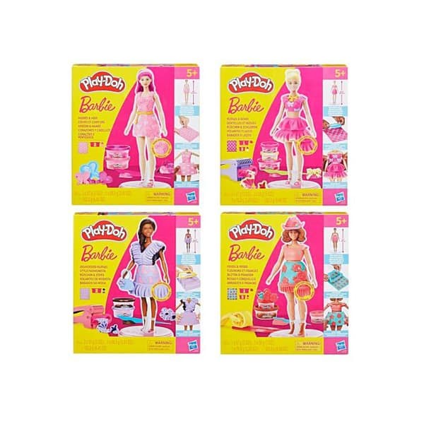 Dockdesignset - Play-Doh - Playdoh Barbie - Kreativitet - Rollspel ...
