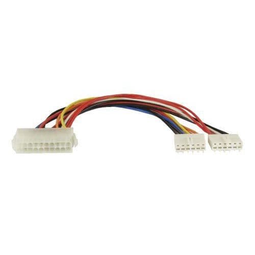 Intern strömadapter - INLINE - 20 pins ATX-NT -> P8/P9 - AT moderkort ...