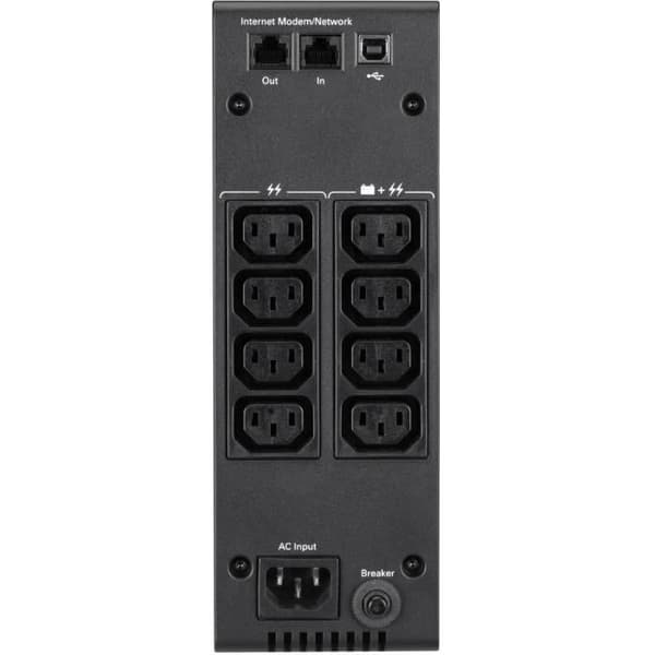 Tower UPS - EATON - 5S - Line-Interactive UPS - 1500VA - 8 IEC 10A-uttag - Överspänningsskydd ...