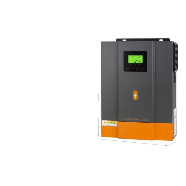 Hybrid Solcelle Inverter 3200W, MPPT 80A, Ren Sinus Bølge Output, 24V ...