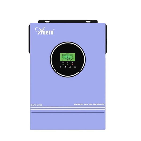 Hybrid Solcelle Inverter 3.2KW, Ren Sinus Bølge, 80A MPPT Kontroller ...