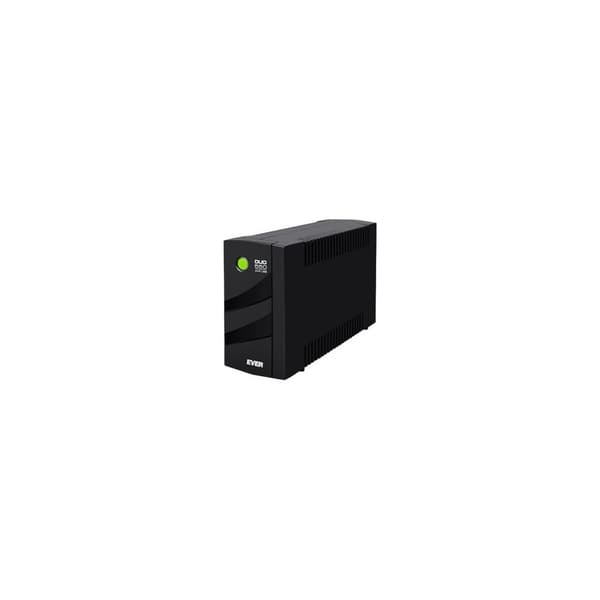 EVER DUO 550 AVR - UPS - 330 Watt - 550 VA - Bly-syra | Svart | CDON