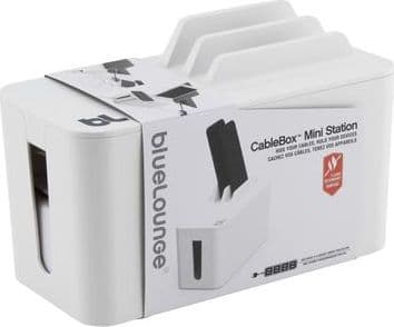 Bluelounge CableBox Mini Station kabelhanteringssystem, vit | CDON