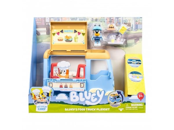 Bluey, Låt oss leka kock! Food Truck Leksaksset | CDON