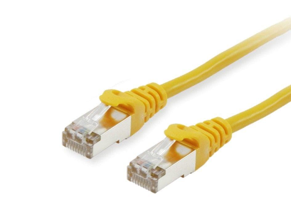 Udstyr patchkabel RJ45 Cat6A S/FTP (S-STP) PIMF 7,50 m Gul | CDON