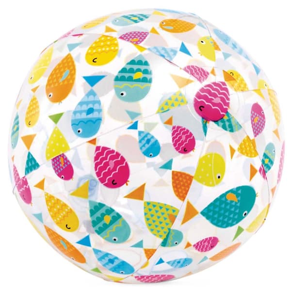 Uppblåsbar strandboll glad fisk 51 cm INTEX 59040 | CDON
