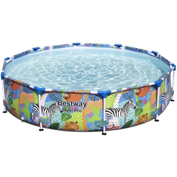 Bestway 56985 ovan mark-svimmingpooler Pool med ram Rund 4062 l ...