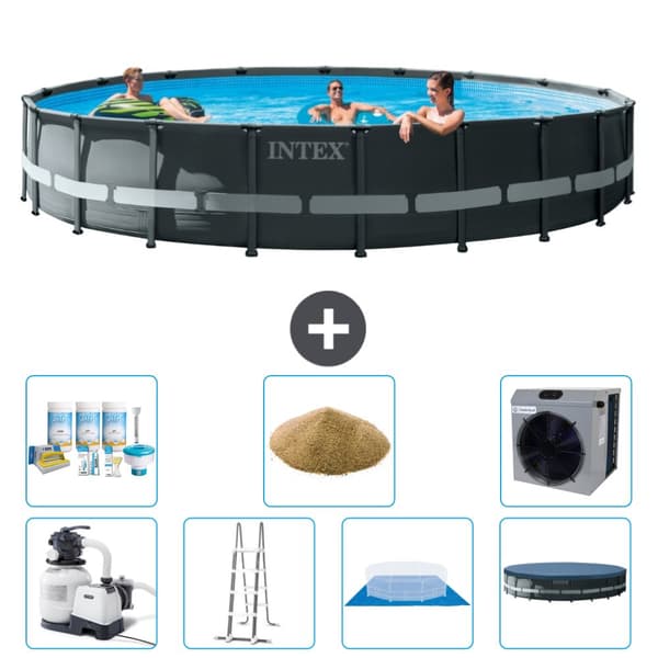 Intex Round Ultra XTR Frame Pool - 610 x 122 cm - Inklusive Tillbehör ...