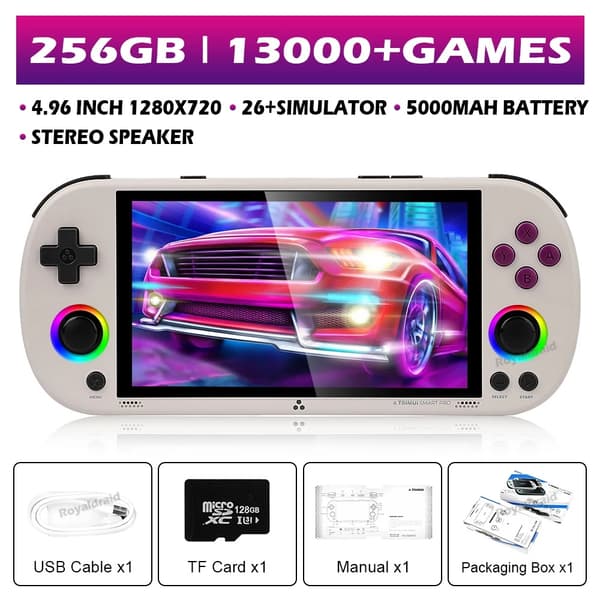128G 256G Trimui Smart Pro Handheld Game Console 4,96''IPS-skärm Linux ...