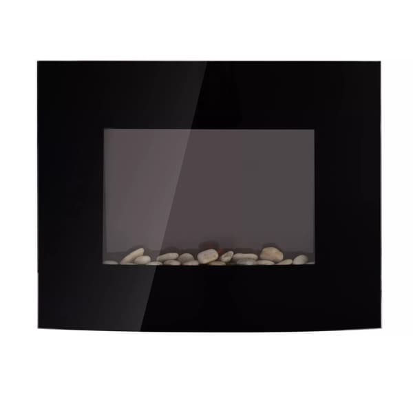 HOMCOM Elektrisk stadsömnad, eldstad, kamin, eldstad med 2 justerbara ...