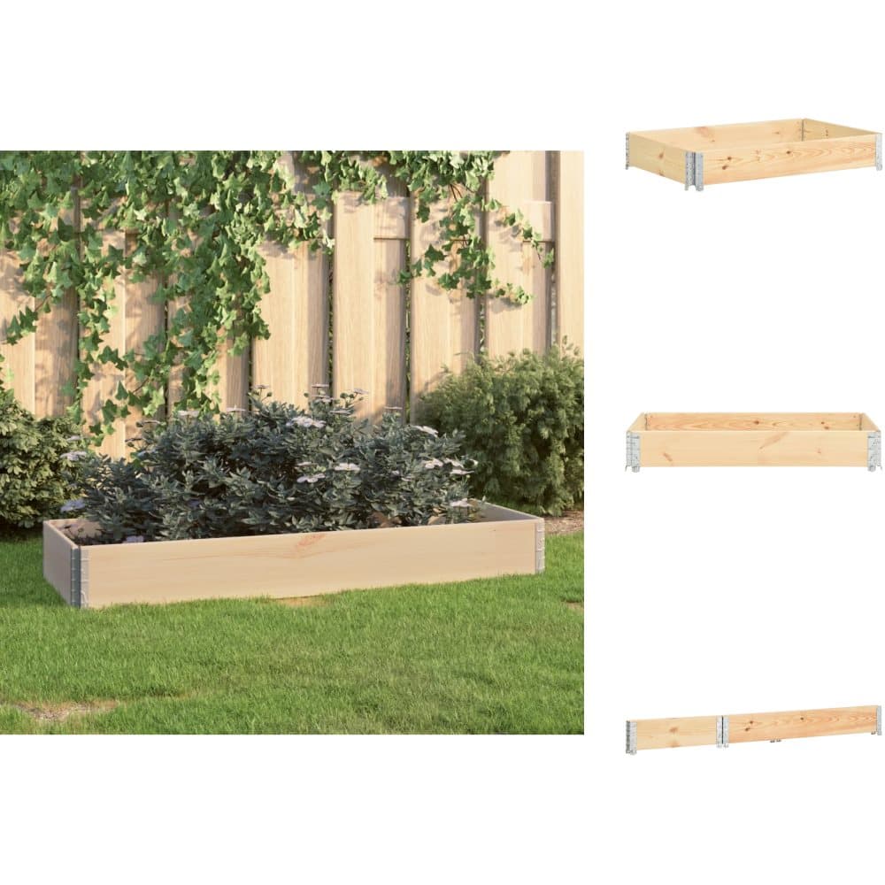 Krukor & odlingslådor - Living Upphöjd odlingsbädd 50x150 cm massiv ...