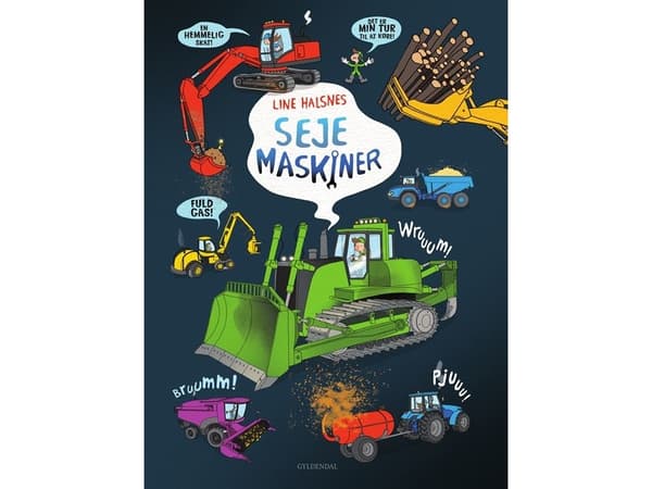 Seje maskiner | Line Halsnes | Språk: Dansk | CDON