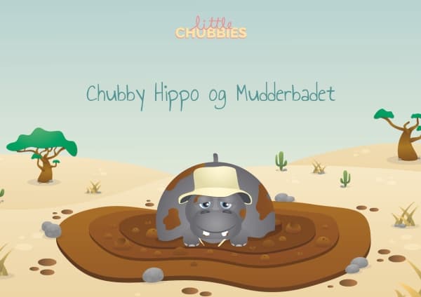 Chubby Hippo og Mudderbadet | Signe Hyldelund Schmidt, Mathilde Kræmer | Språk: Dansk | CDON