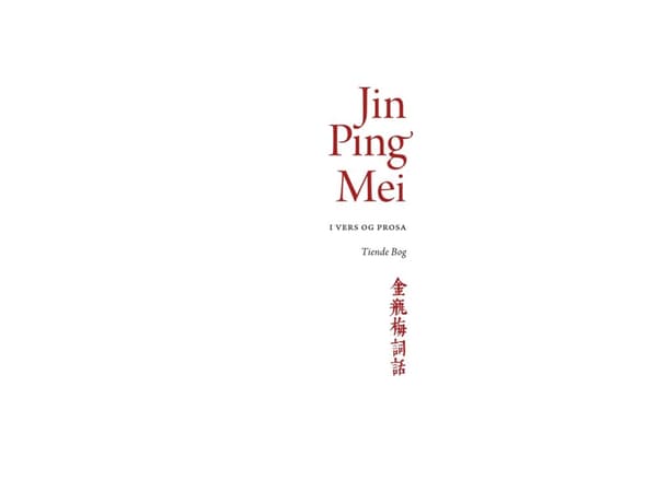 Jin Ping Mei, bind 10 | Språk: Dansk | CDON
