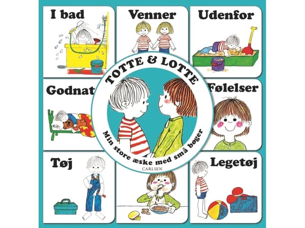 Totte & Lotte: Min store æske med små bøger | Gunilla Wolde | Språk ...