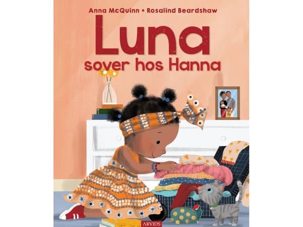 Luna sover hos Hanna | Anna McQuinn | Språk: Dansk | CDON