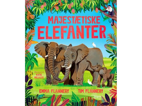 Majestätiska elefanter | Tim och Emma Flannery | Språk: Danska | CDON