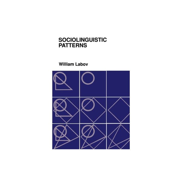 Sociolinguistic Patterns (häftad, eng) | CDON