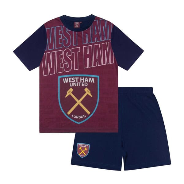 West Ham United FC Boys Brooking 10 Sublimated Short Pyjama Set | CDON