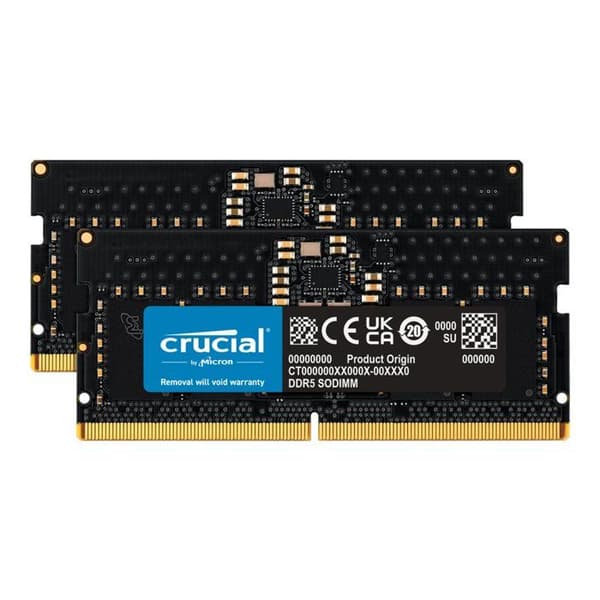 RAM-minne SODIMM - CRUCIAL - DDR5-5600 - 16GB - CL46 - Icke ECC | CDON