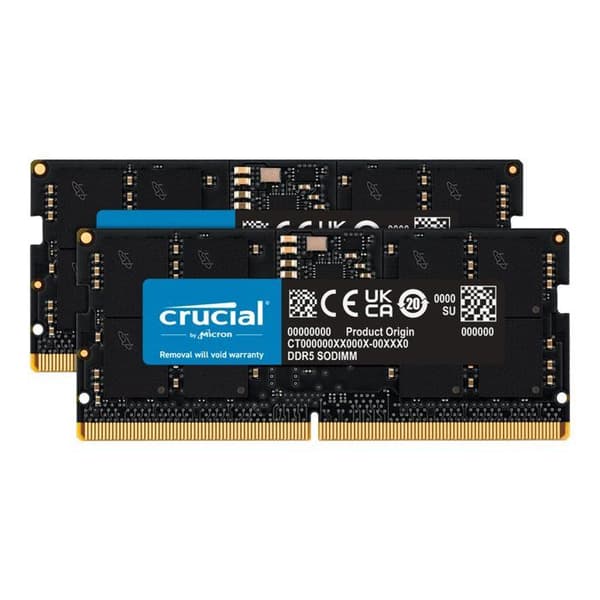 RAM-minne - CRUCIAL - CT2K12G56C46S5 - 24 GB - DDR5 - 5600 MHz | CDON