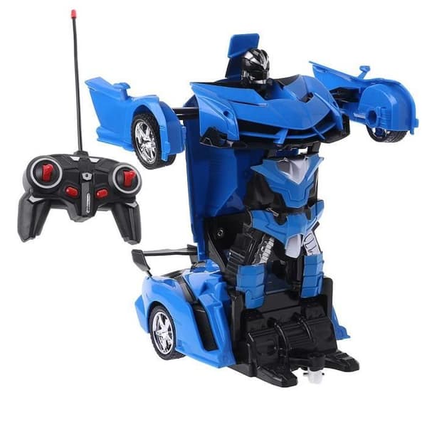 Transformers Remote Control Car 1:18 - Power 4 - Blå | CDON