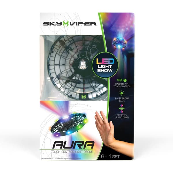Sky Viper Aura Force Drönare med LED-ljus | CDON