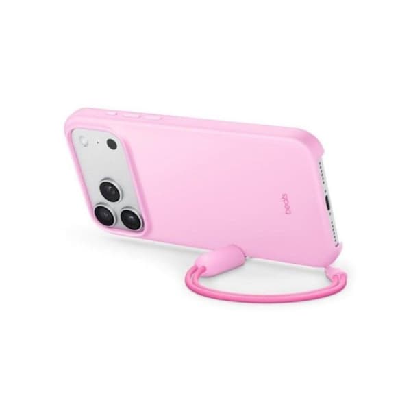 Funda Kickstand Beats Pebble Pink MagSafe mikrofiber PC iPhone 17 Pro ...