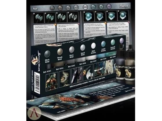 Scale75 Scale 75: Metal'n Alchemy Steel Paint Set | CDON