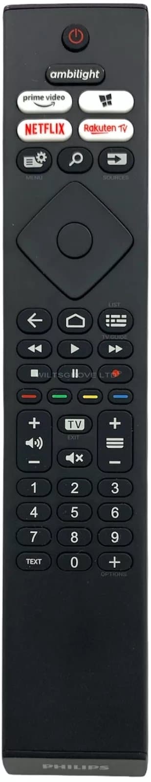 Genuine Philips 996592100942 Remote Control with Ambilight | CDON