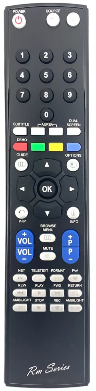 RM Series Remote Control fits PHILIPS 42PF9641D 42PF9641D/10 42PF9641D ...