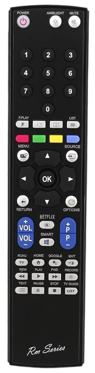 RM Series Remote Control fits PHILIPS 70PUS8105/12 70PUS8505/12 ...