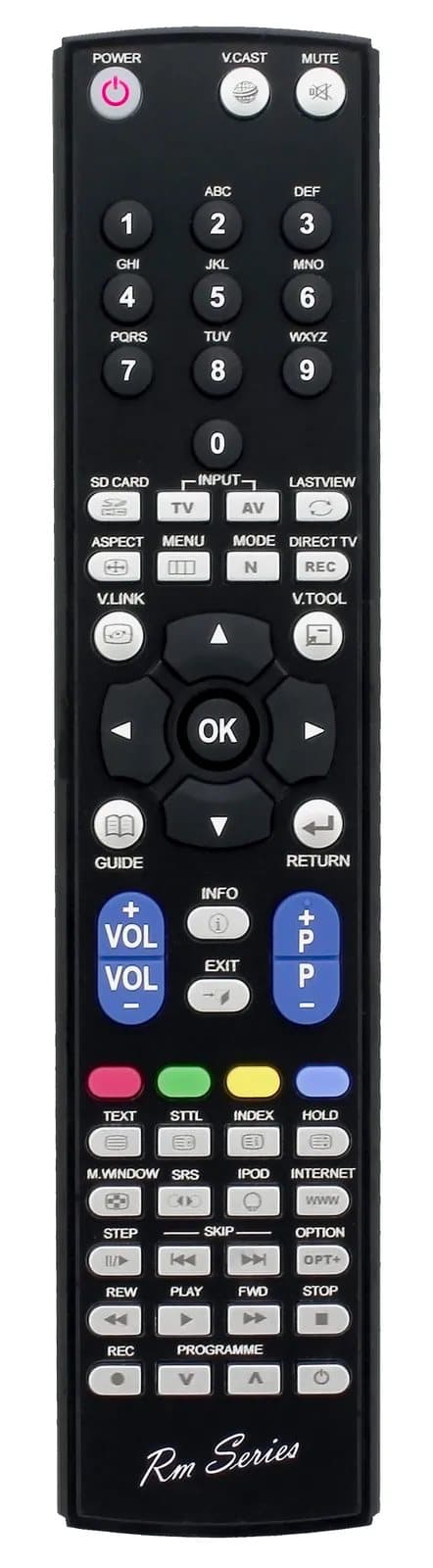 RM Series Remote Control fits PANASONIC TX-P42C2L TXP42C3B TX-P42C3B ...